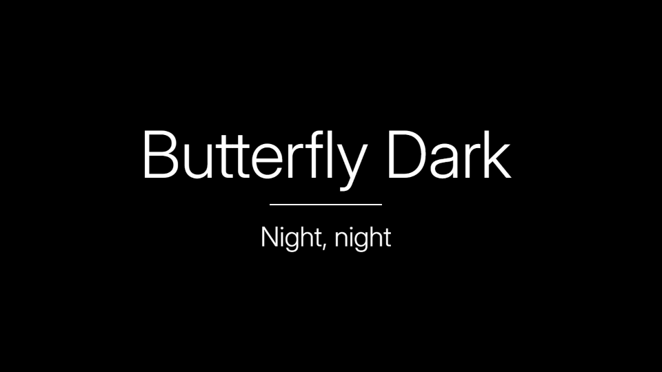 Butterfly Dark | Chulapa