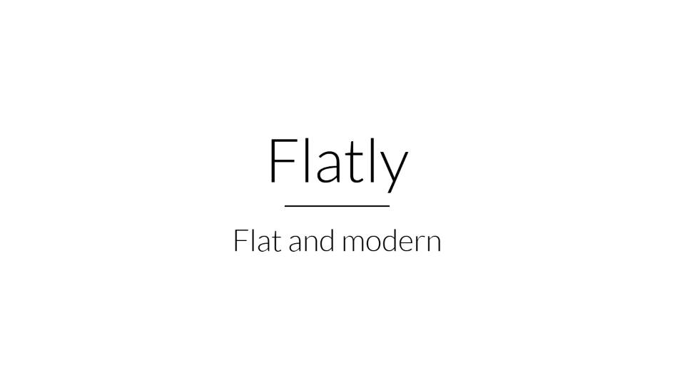 Flatly | Chulapa