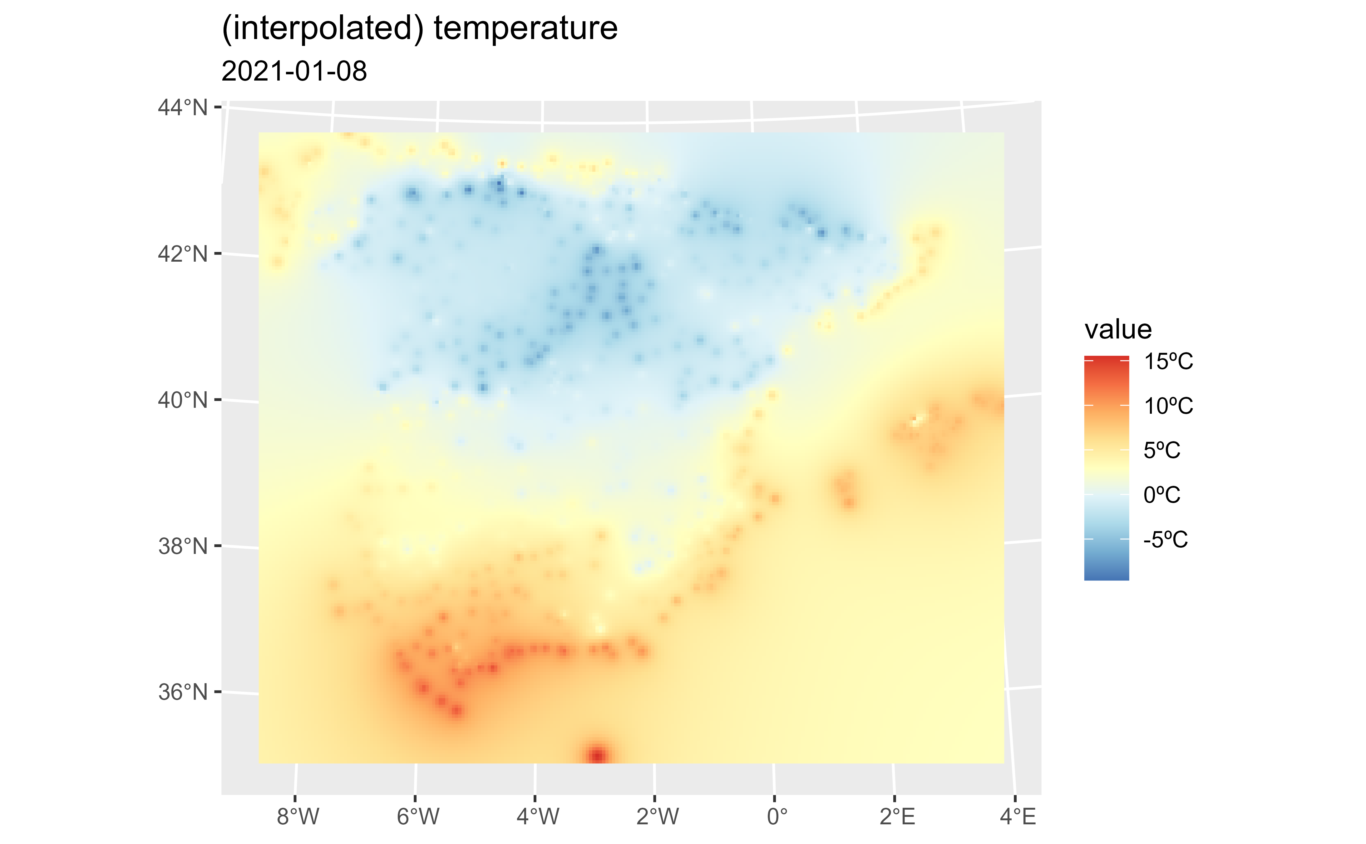 Spatial Interpolation with climaemet • climaemet